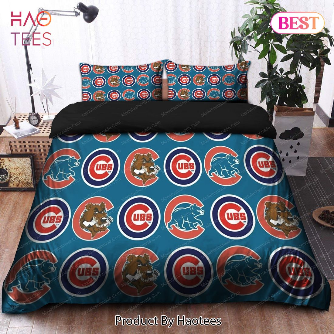 Buy Logo Chicago Cubs MLB 67 Bedding Sets Bed Sets, Bedroom Sets ...