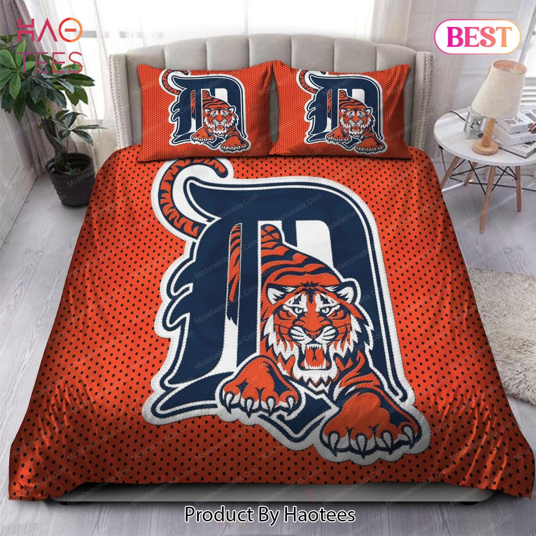 Buy Logo Detroit Tigers MLB 99 Bedding Sets Bed Sets, Bedroom Sets ...