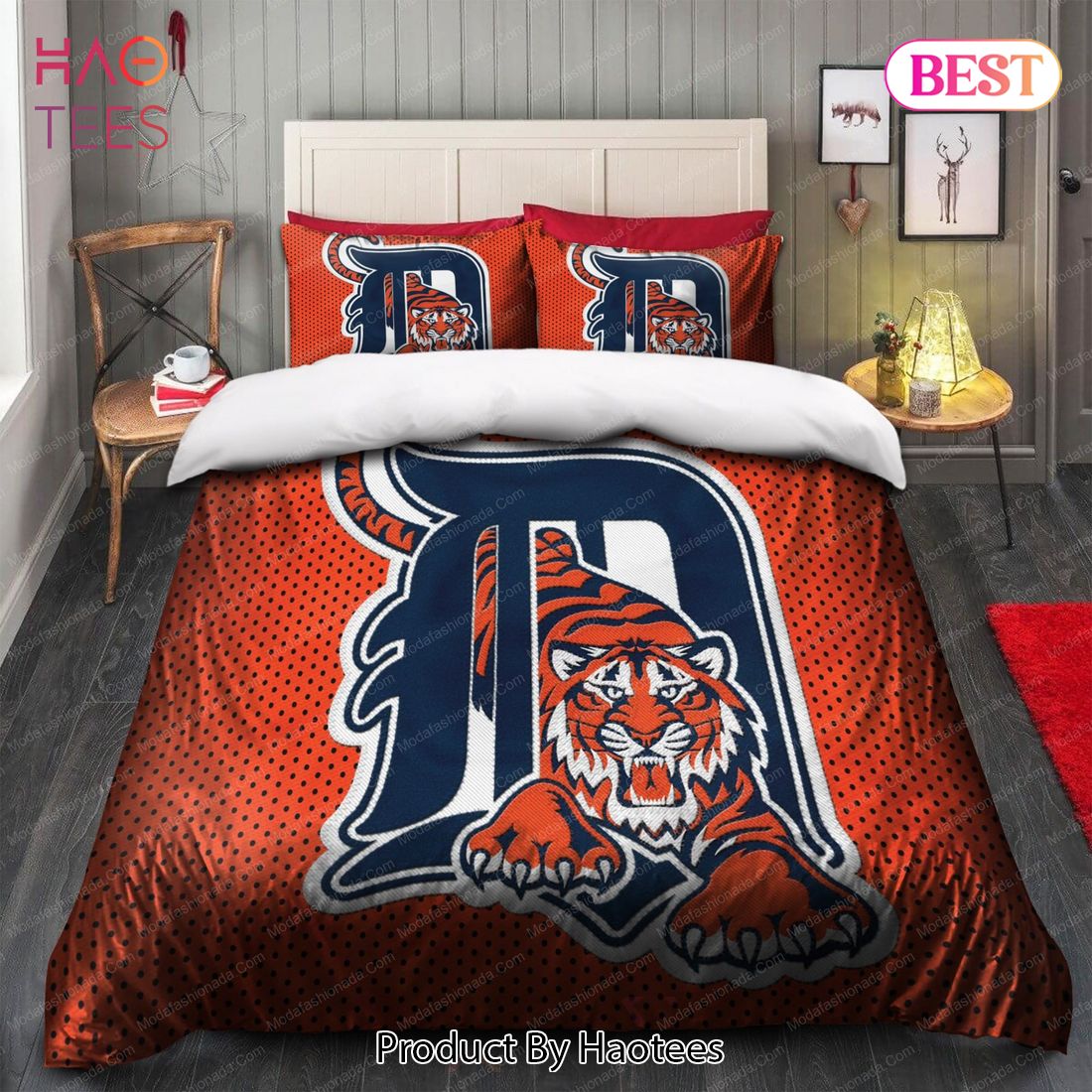 Buy Logo Detroit Tigers MLB 99 Bedding Sets Bed Sets, Bedroom Sets ...