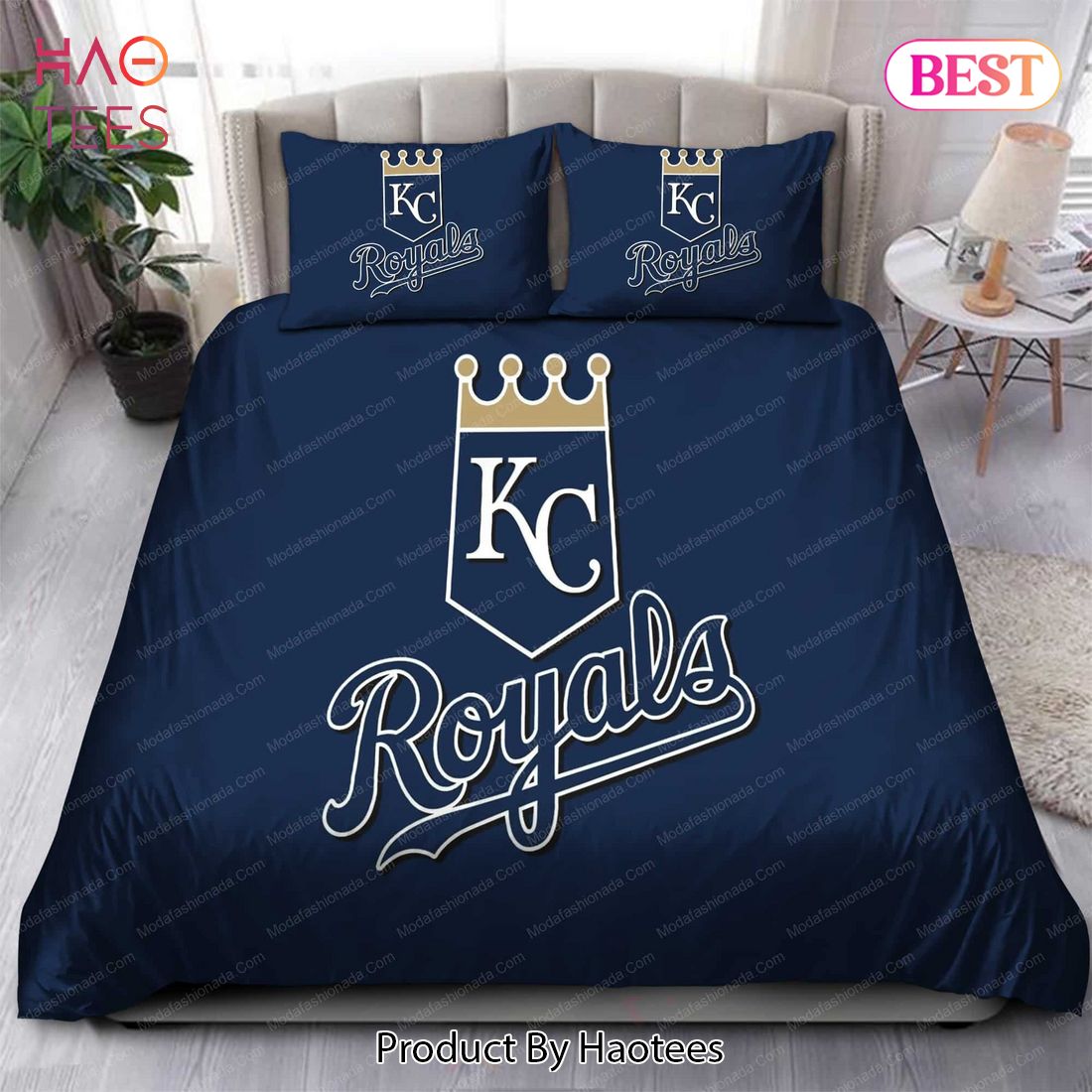 Buy Logo Kansas City Royals MLB 106 Bedding Sets Bed Sets, Bedroom Sets ...