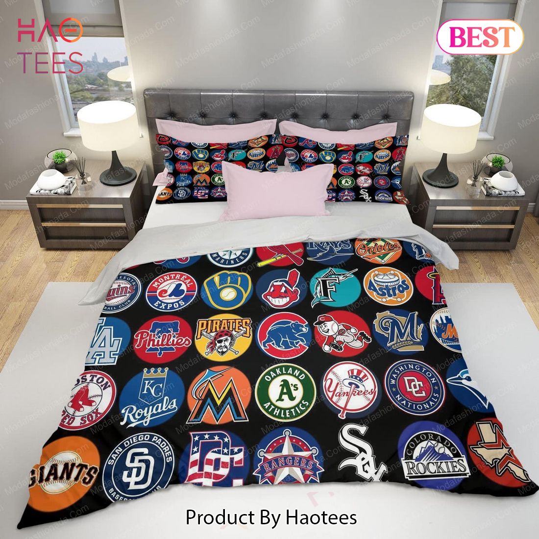 Buy Logo MLB 01 BEDDING SETS Bed Sets, Bedroom Sets, Comforter Sets ...