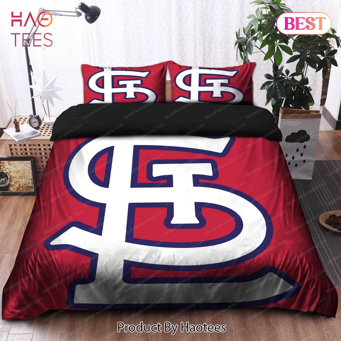 Buy Logo St. Louis Cardinals MLB 162 Bedding Sets Bed Sets, Bedroom ...
