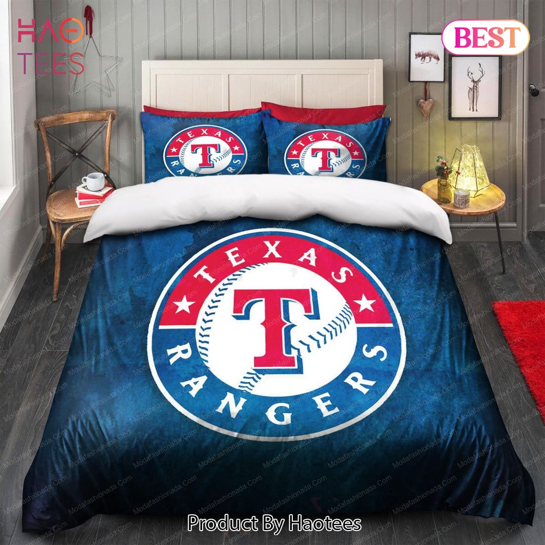 Buy Logo Texas Rangers MLB 176 Bedding Sets Bed Sets, Bedroom Sets ...