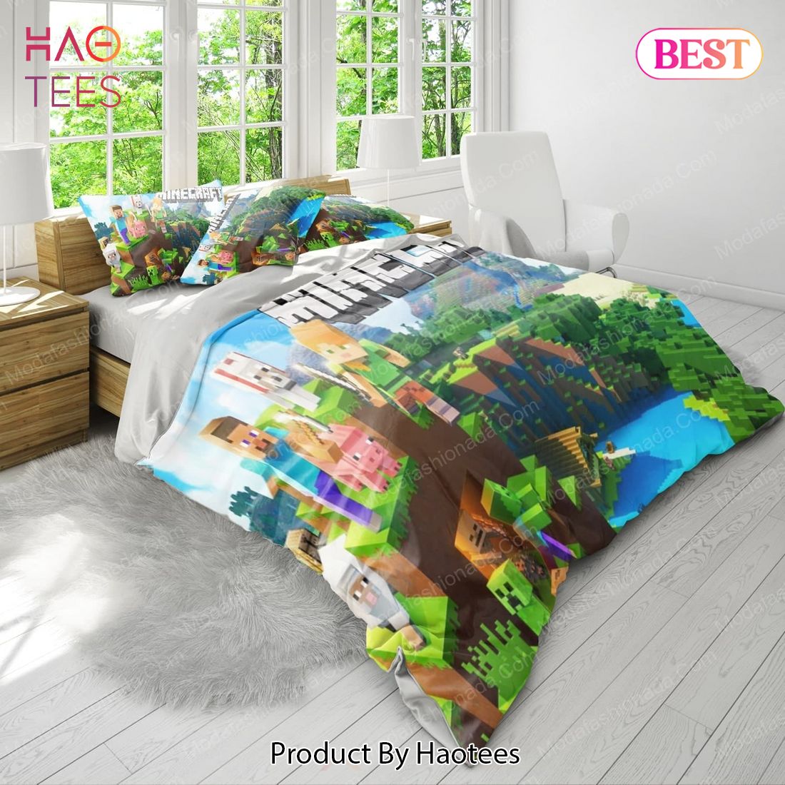 Buy Minecraft Bedding Sets 02 Bed Sets, Bedroom Sets, Comforter Sets ...