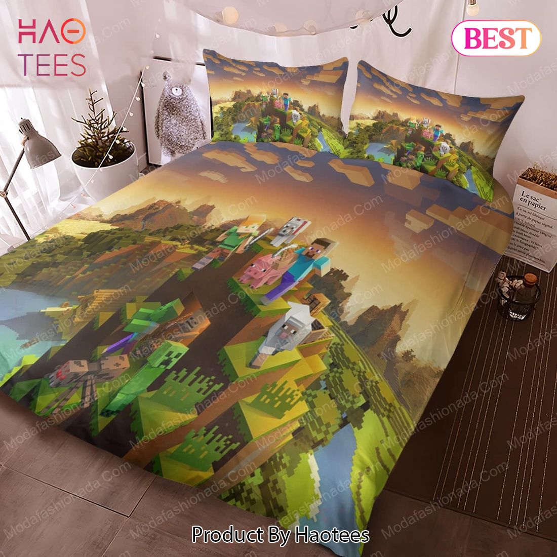 Buy Minecraft Bedding Sets 03 Bed Sets, Bedroom Sets, Comforter Sets ...