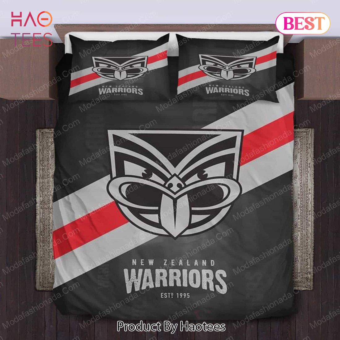 Buy New Zealand Warriors Logo Bedding Sets 01 Bed Sets, Bedroom Sets ...