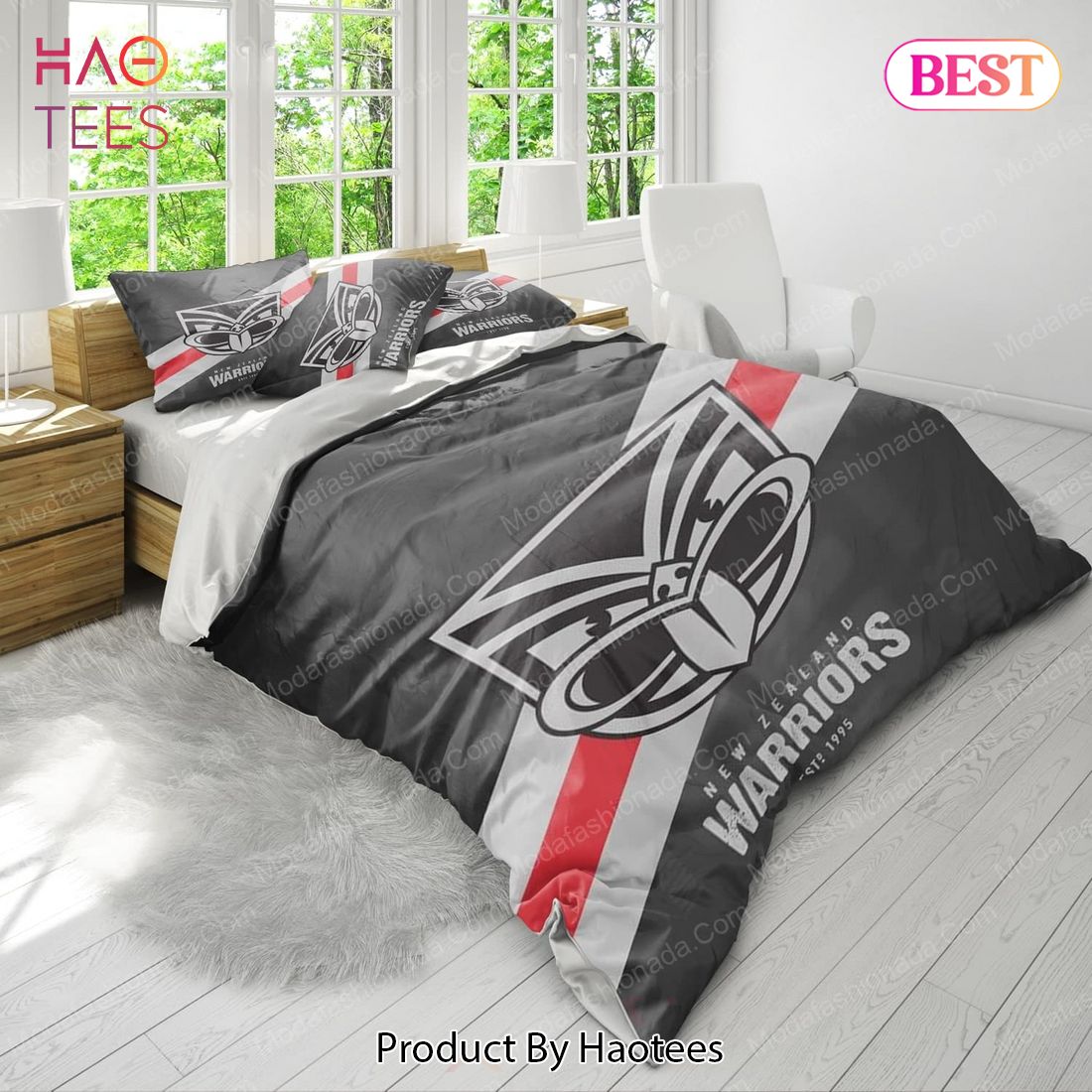 Buy New Zealand Warriors Logo Bedding Sets 01 Bed Sets, Bedroom Sets ...