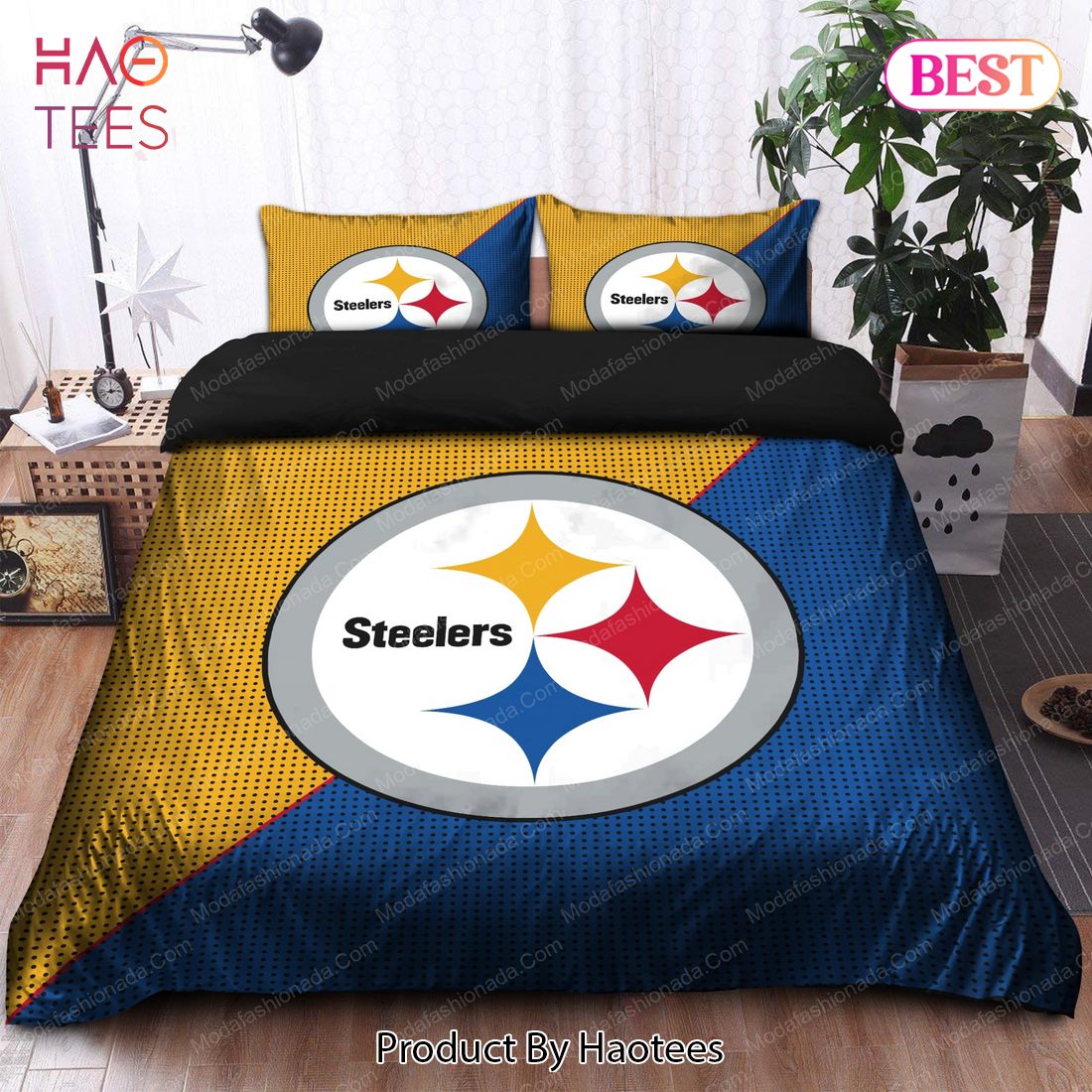 Buy Pittsburgh Steelers Logo Bedding Sets Bed Sets, Bedroom Sets ...