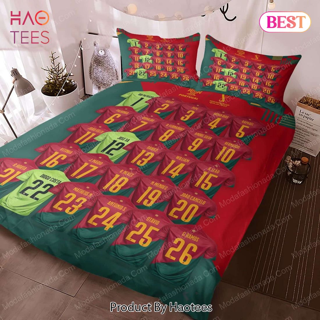 Buy Portugal National Football Team Squad Numbers For Worldcup 2022 ...
