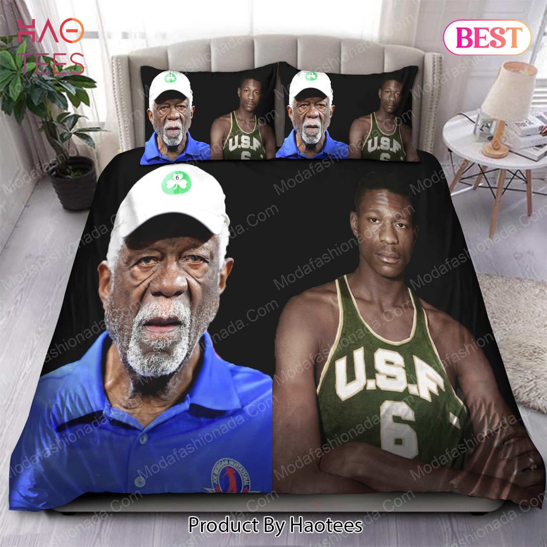 Buy R.I.P. Basketball Legend Bill Russell Bedding Sets Bed Sets ...