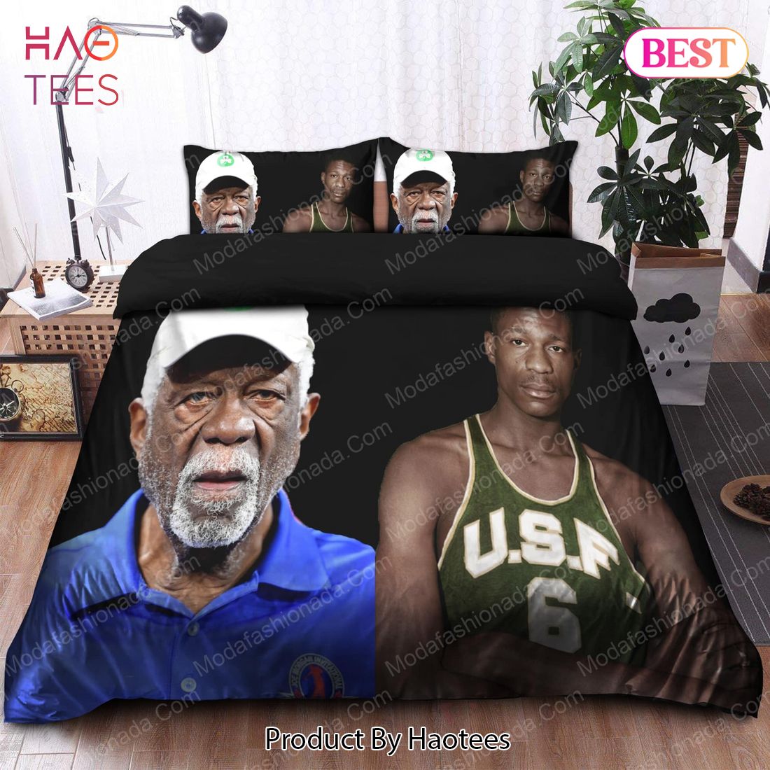 Buy R.I.P. Basketball Legend Bill Russell Bedding Sets Bed Sets ...