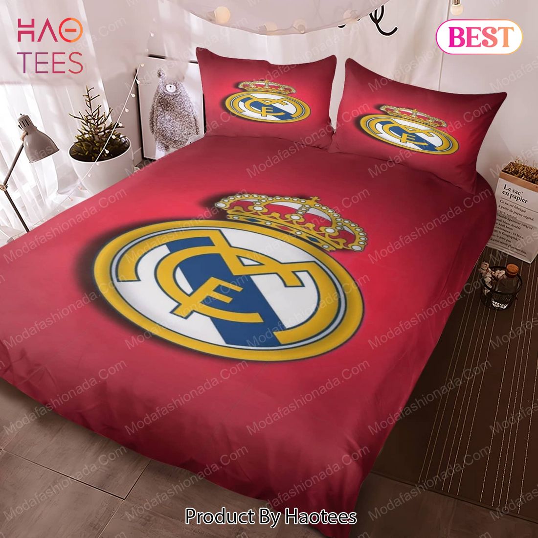 Buy Real Madrid Logo Bedding Sets Bed Sets, Bedroom Sets, Comforter ...