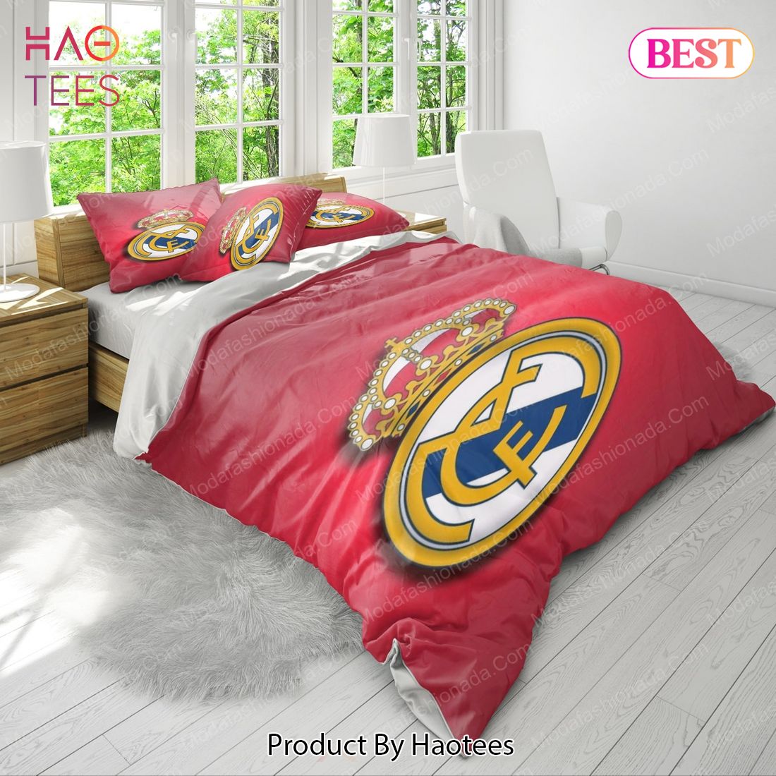 Buy Real Madrid Logo Bedding Sets Bed Sets, Bedroom Sets, Comforter ...
