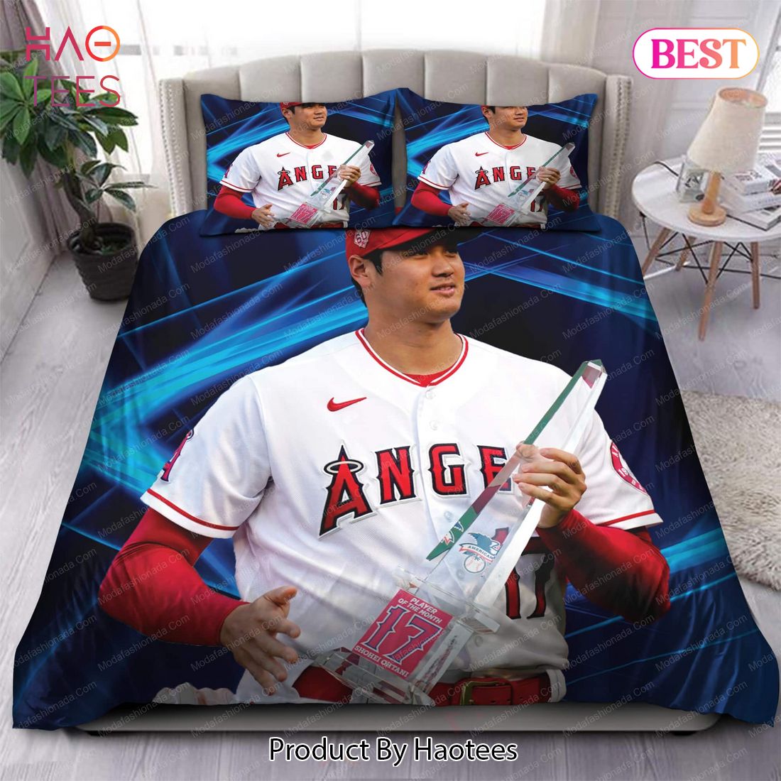 Buy Shohei Ohtani Los Angeles Angels MLB 36 Bedding Sets Bed Sets, Bedroom Sets, Comforter Sets ...
