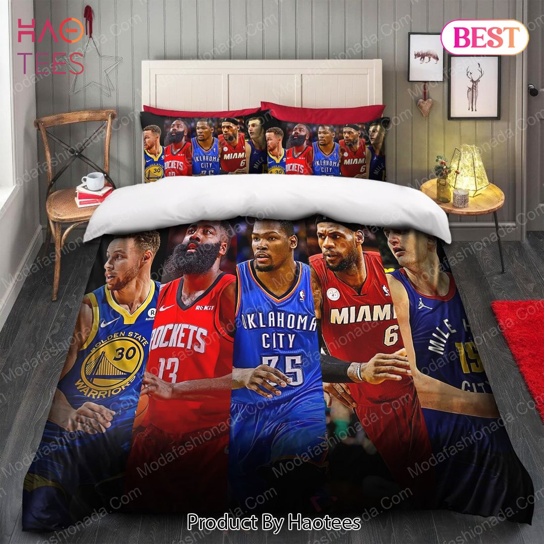 Buy The Best Players Of The 2010s In The NBA Bedding Sets Bed Sets ...