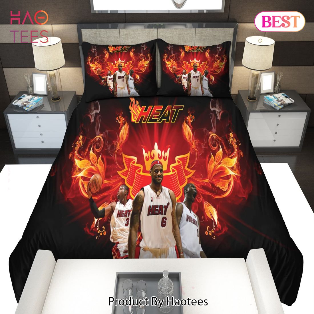 Buy The Soldiers Miami Heat NBA 28 Bedding Sets Bed Sets, Bedroom Sets ...