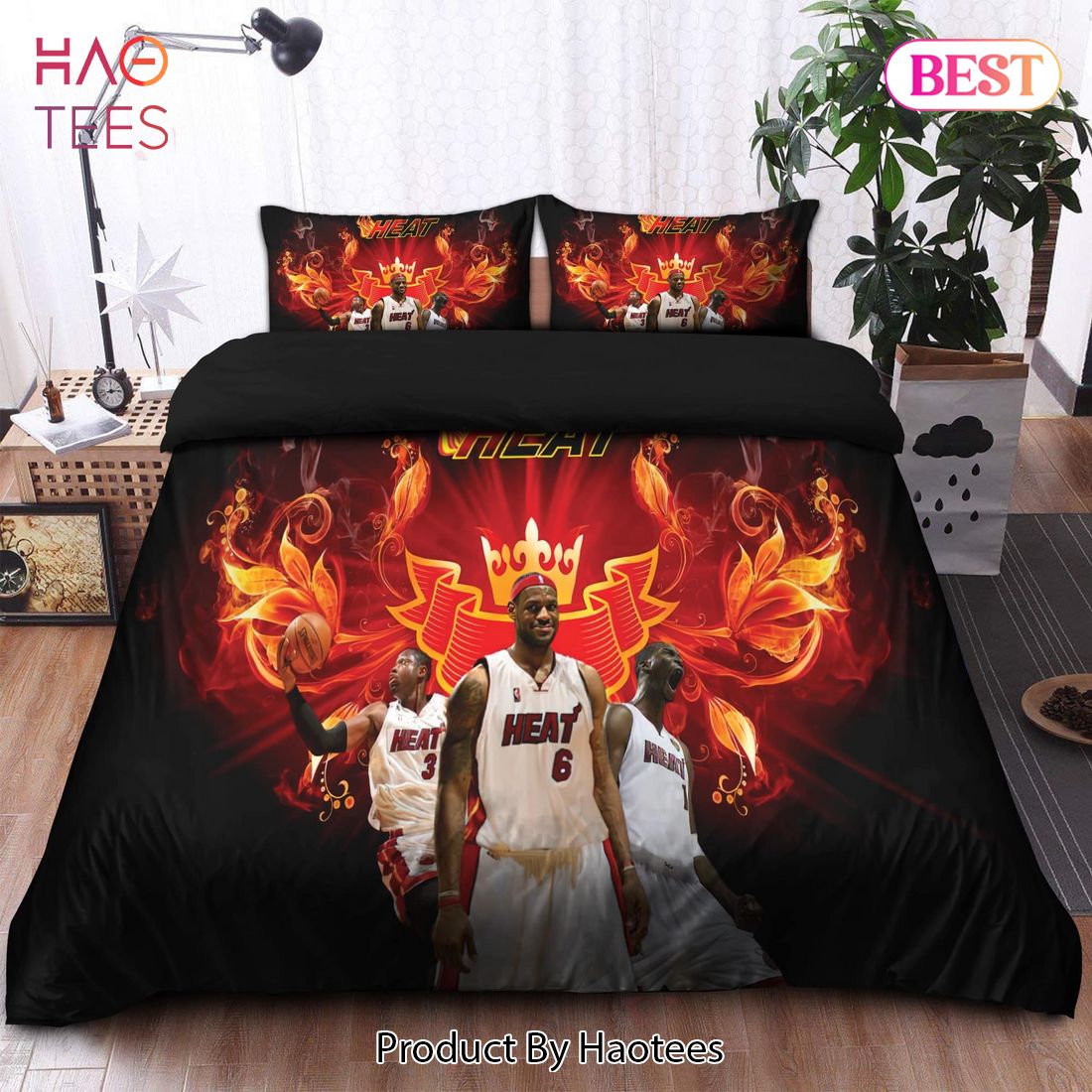 Buy The Soldiers Miami Heat NBA 28 Bedding Sets Bed Sets, Bedroom Sets ...