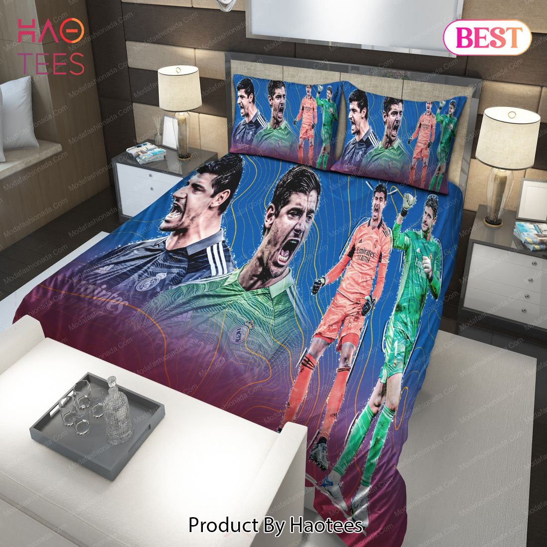 Buy Thibaut Courtois Real Madrid 28 Bedding Sets Bed Sets, Bedroom Sets ...