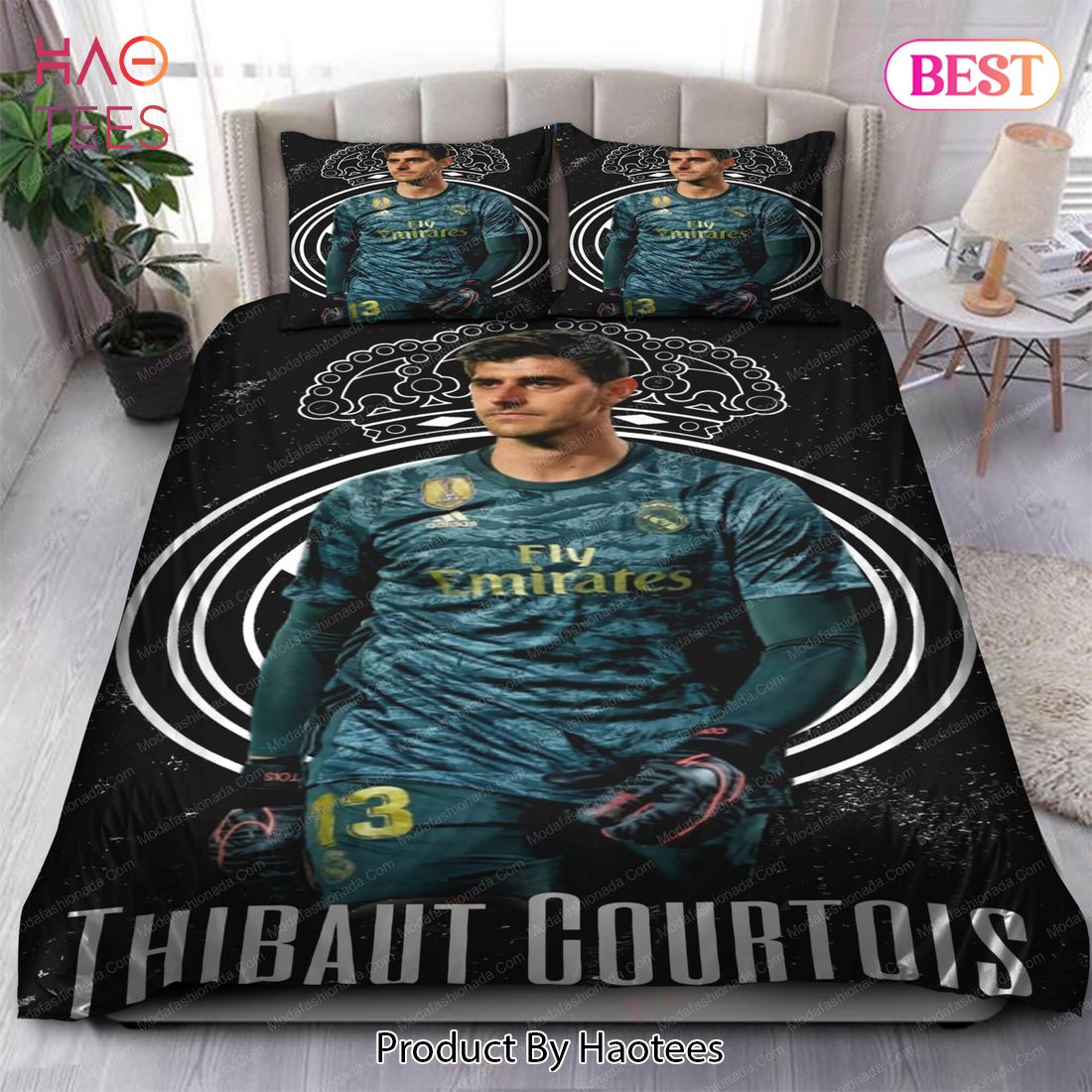 Buy Thibaut Courtois Real Madrid 29 Bedding Sets Bed Sets, Bedroom Sets ...