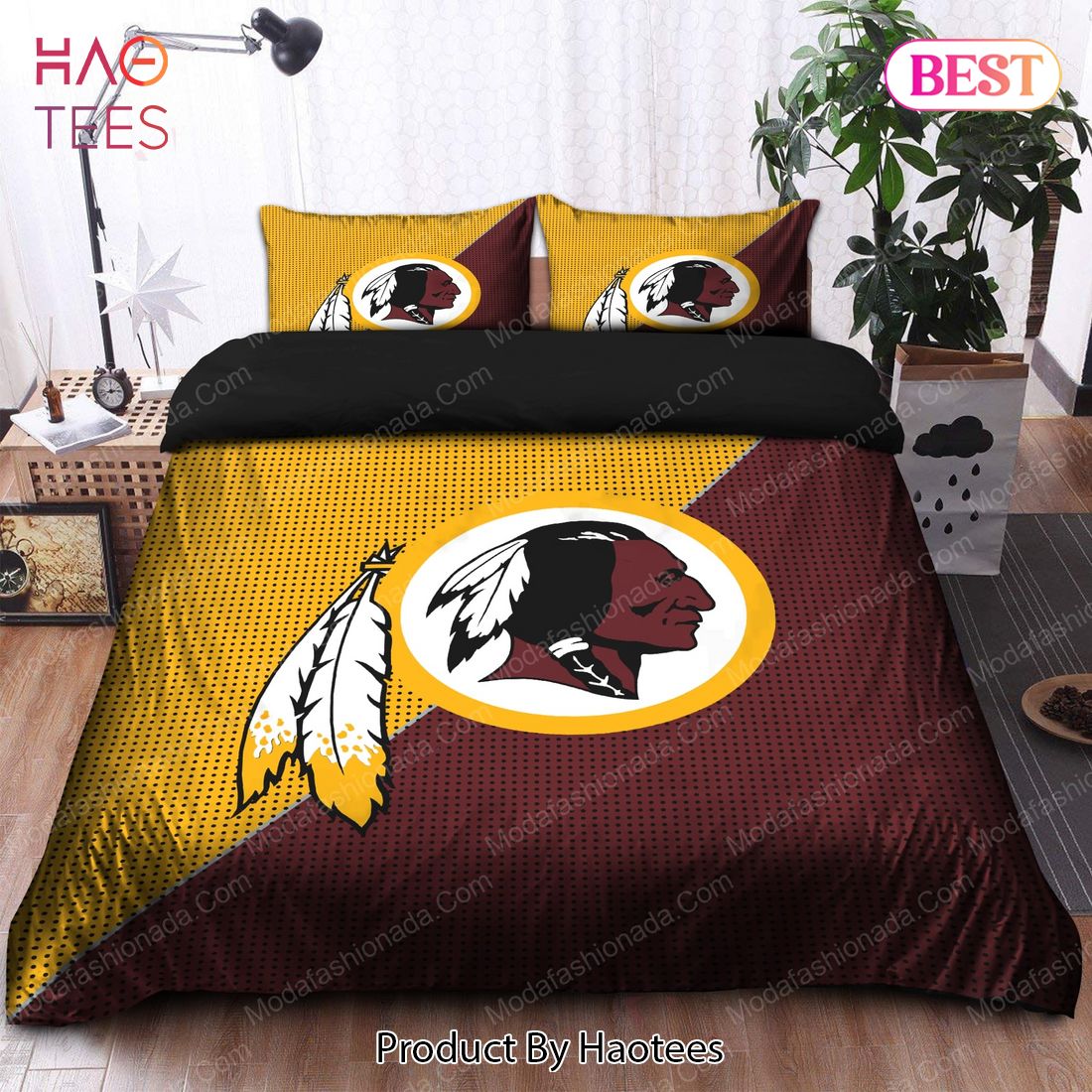 Buy Washington Commanders Logo 1972 - 2020 Bedding Sets Bed Sets ...