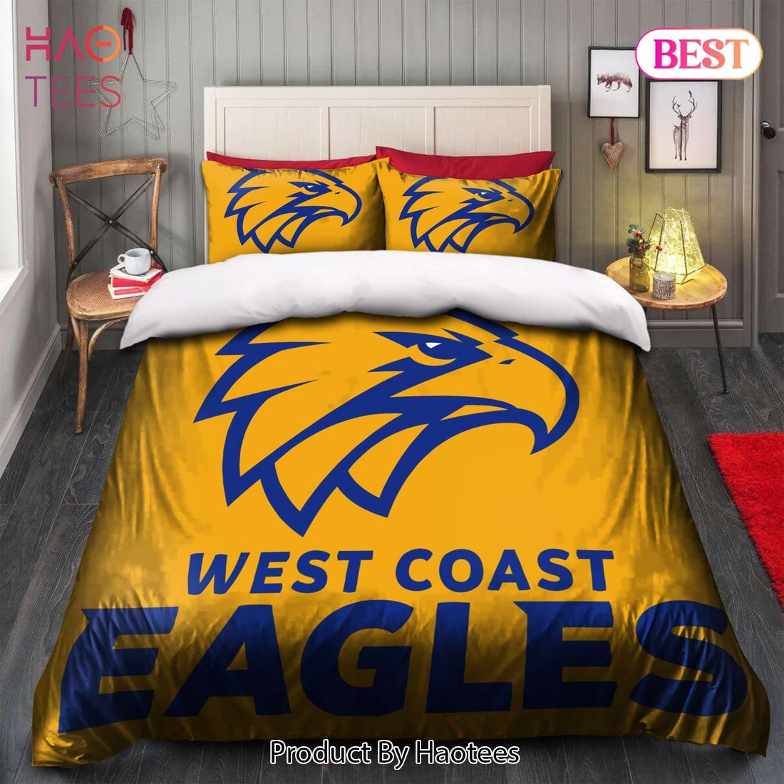 Buy West Coast Eagles Logo 03 Bedding Sets Bed Sets, Bedroom Sets ...