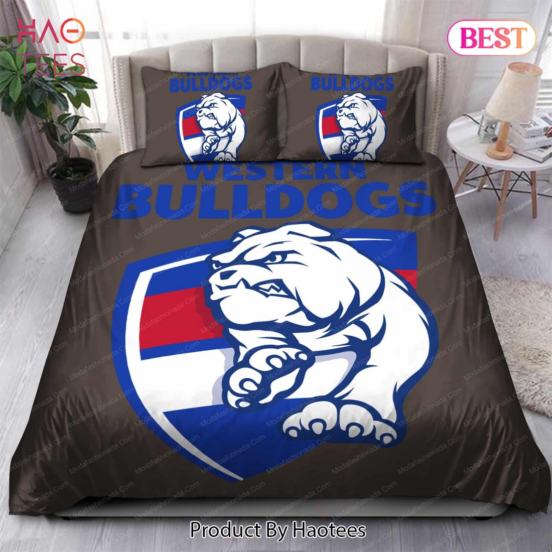Buy Western Bulldogs Logo Bedding Sets Bed Sets, Bedroom Sets ...