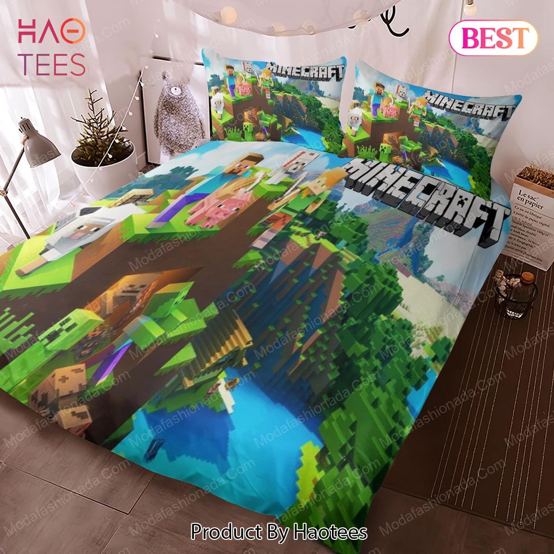 Buy Minecraft Bedding Sets 02 Bed Sets, Bedroom Sets, Comforter Sets ...