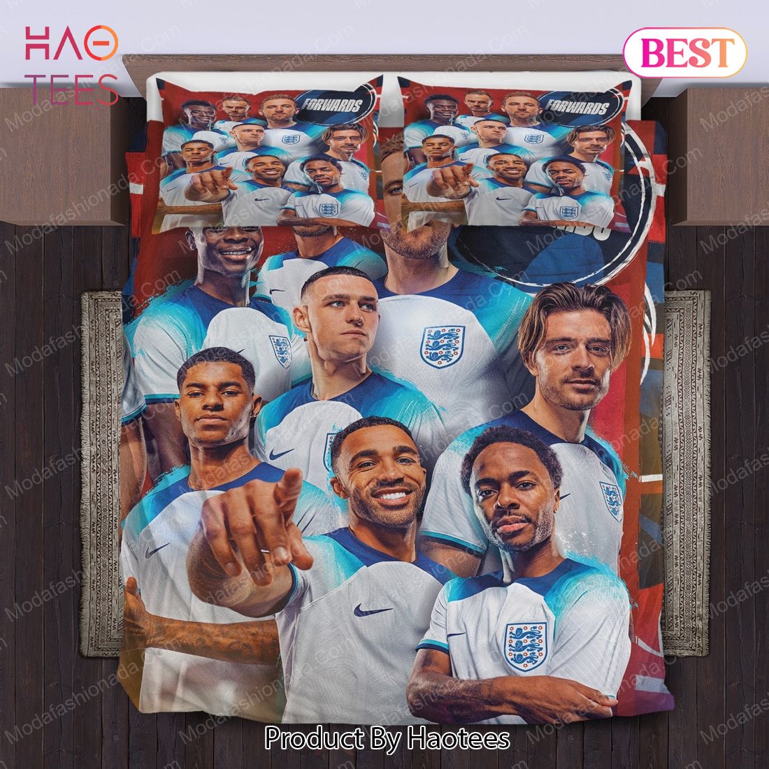 England National Football Team - Forwards For Worldcup 2022 Bedding ...
