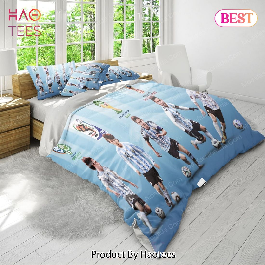Fifth time for Lionel Messi with Argentina at the World Cup Bedding ...