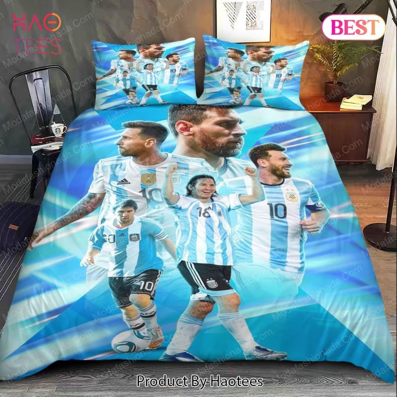 Lionel Messi Argentina. 17 Years Wearing The Albiceleste Bedding Sets ...