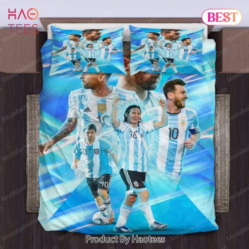 Lionel Messi Argentina. 17 Years Wearing The Albiceleste Bedding Sets ...