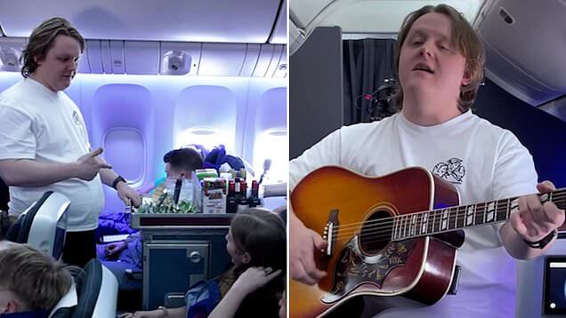 Lewis Capaldi's Surprise Performance of 'Wish You The Best' at Heathrow ...