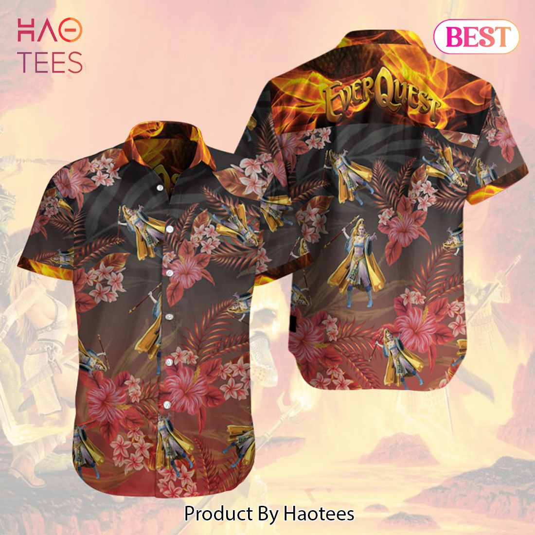 THE BEST AH - EverQuest Hawaii Shirt Anime Shirt for Men Women