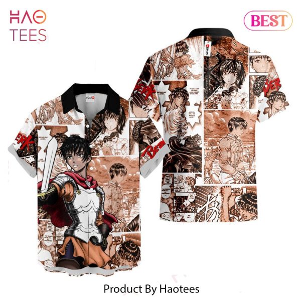 THE BEST Casca Hawaiian Shirts Berserk Custom Anime Clothes for Men Women