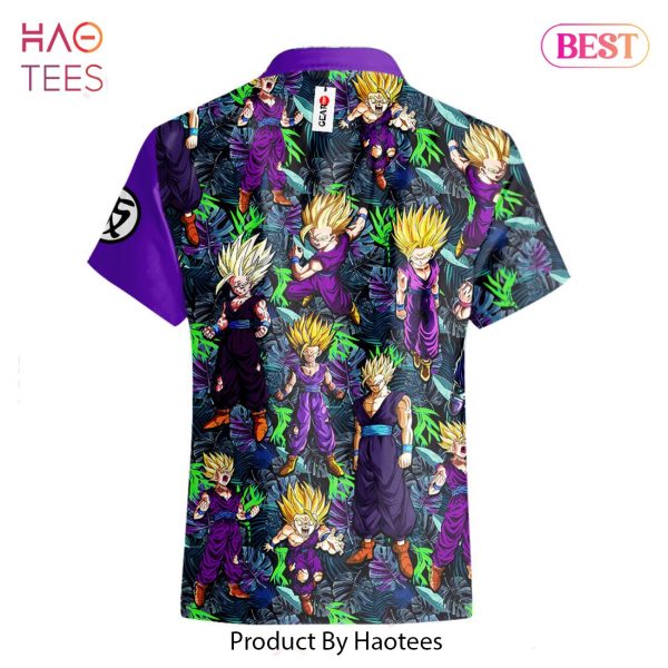 THE BEST Gohan Super saiyan Hawaiian Shirts Custom Anime Merch Clothes ...