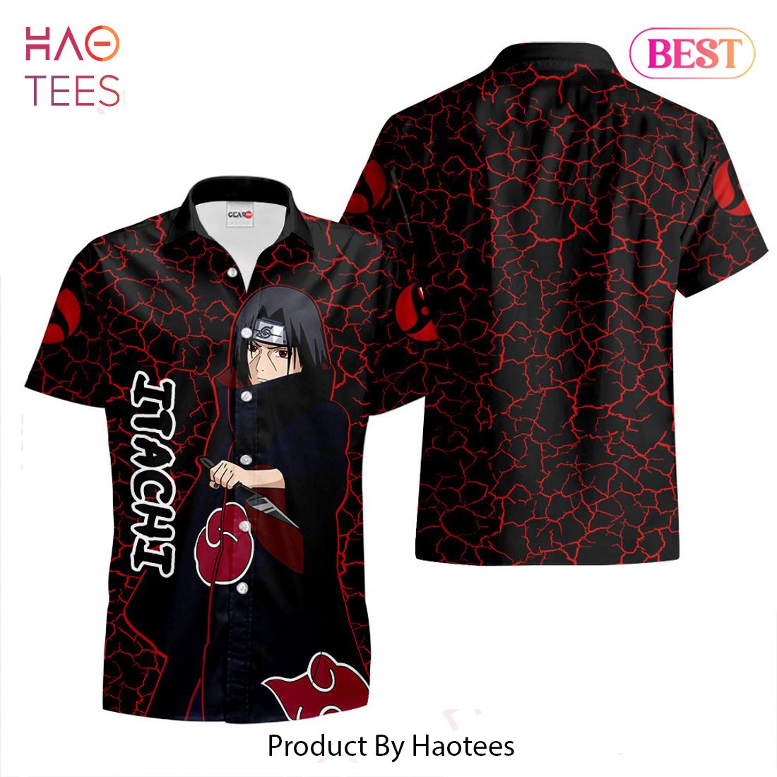 THE BEST Itachi Uchiha Hawaiian Shirts Custom Anime Merch Clothes for ...