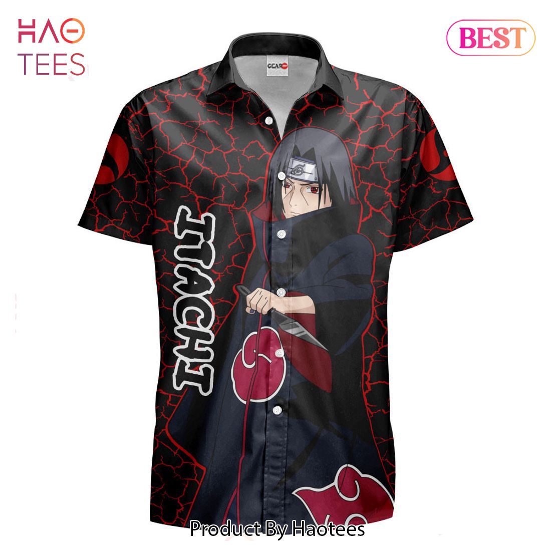 THE BEST Itachi Uchiha Hawaiian Shirts Custom Anime Merch Clothes for ...