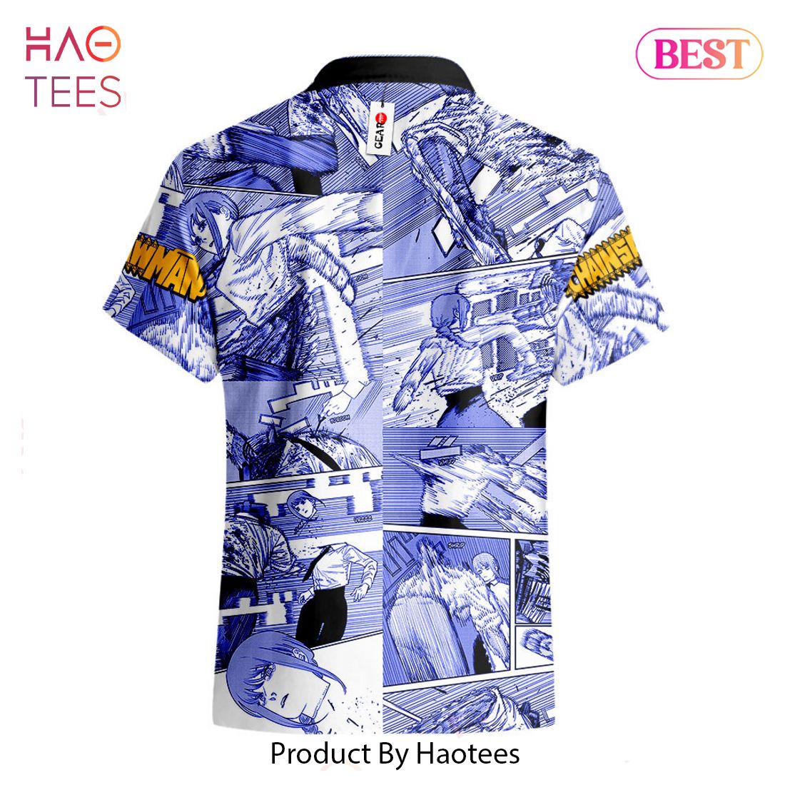 THE BEST Makima Hawaiian Shirts Custom Anime Merch Clothes for Men Women