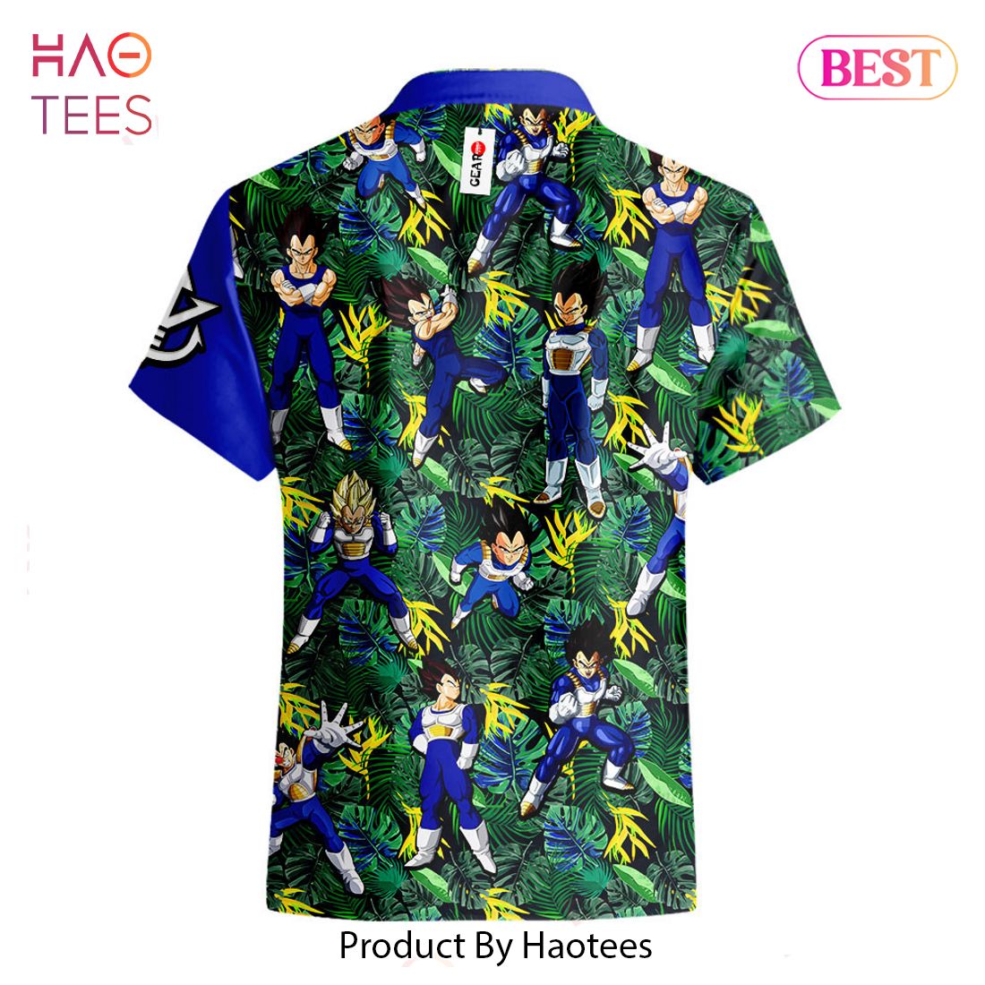THE BEST Vegeta Hawaiian Shirts Custom Anime Merch Clothes for Men Women