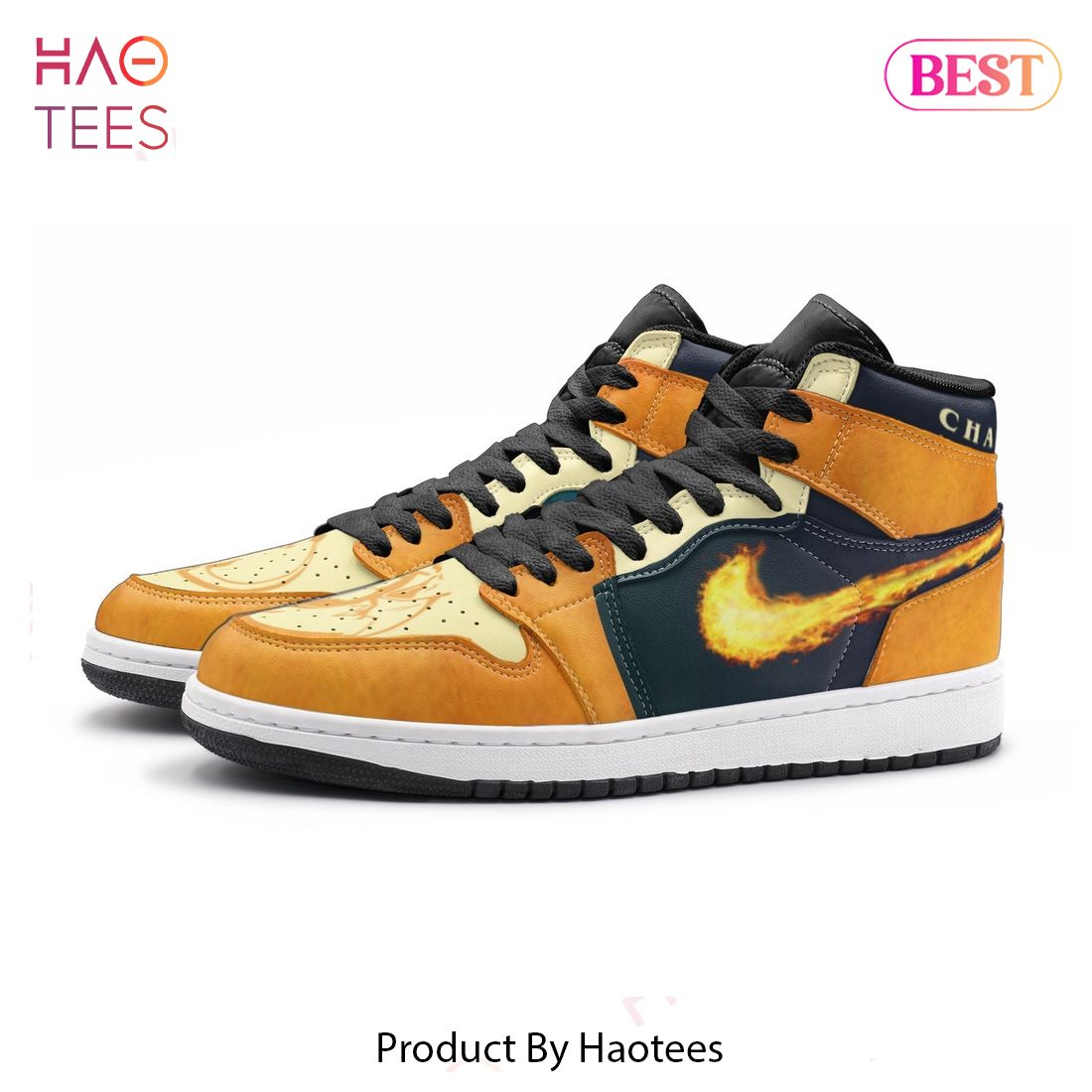 [LUXURY] Charizard's Flame Pokemon Pokemon Air Jordan High Top Sneaker ...