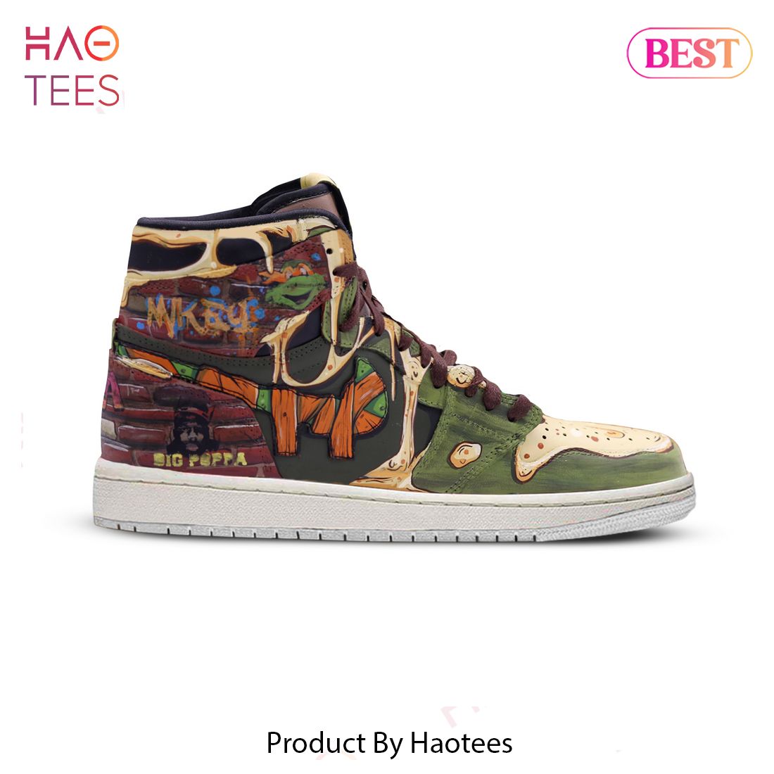 [LUXURY] TMNT Teenage Mutant Ninja Turtles Air Jordan High Top Sneaker ...