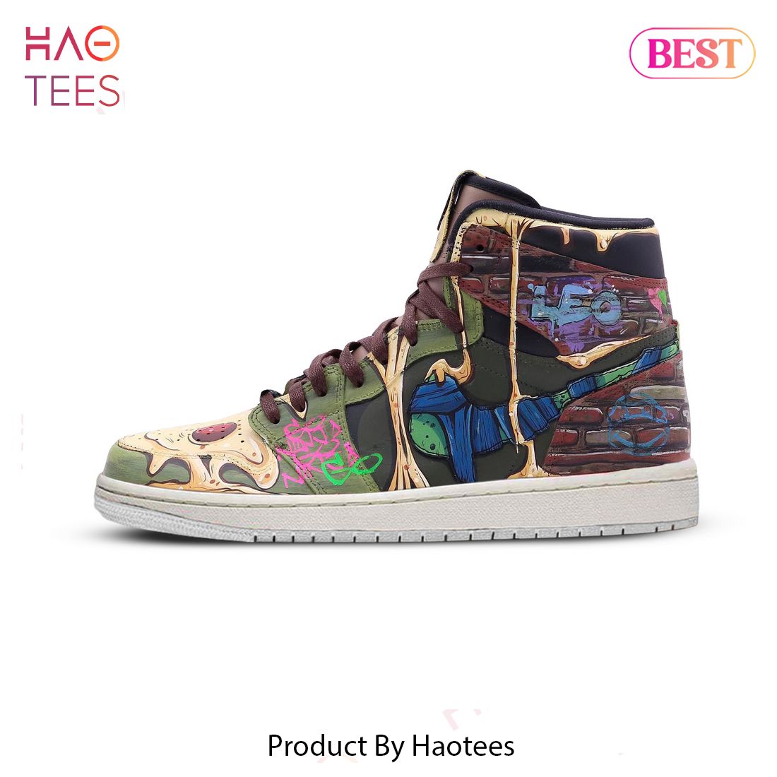 [LUXURY] TMNT Teenage Mutant Ninja Turtles Air Jordan High Top Sneaker ...