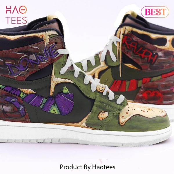 [LUXURY] TMNT Teenage Mutant Ninja Turtles Air Jordan High Top Sneaker ...