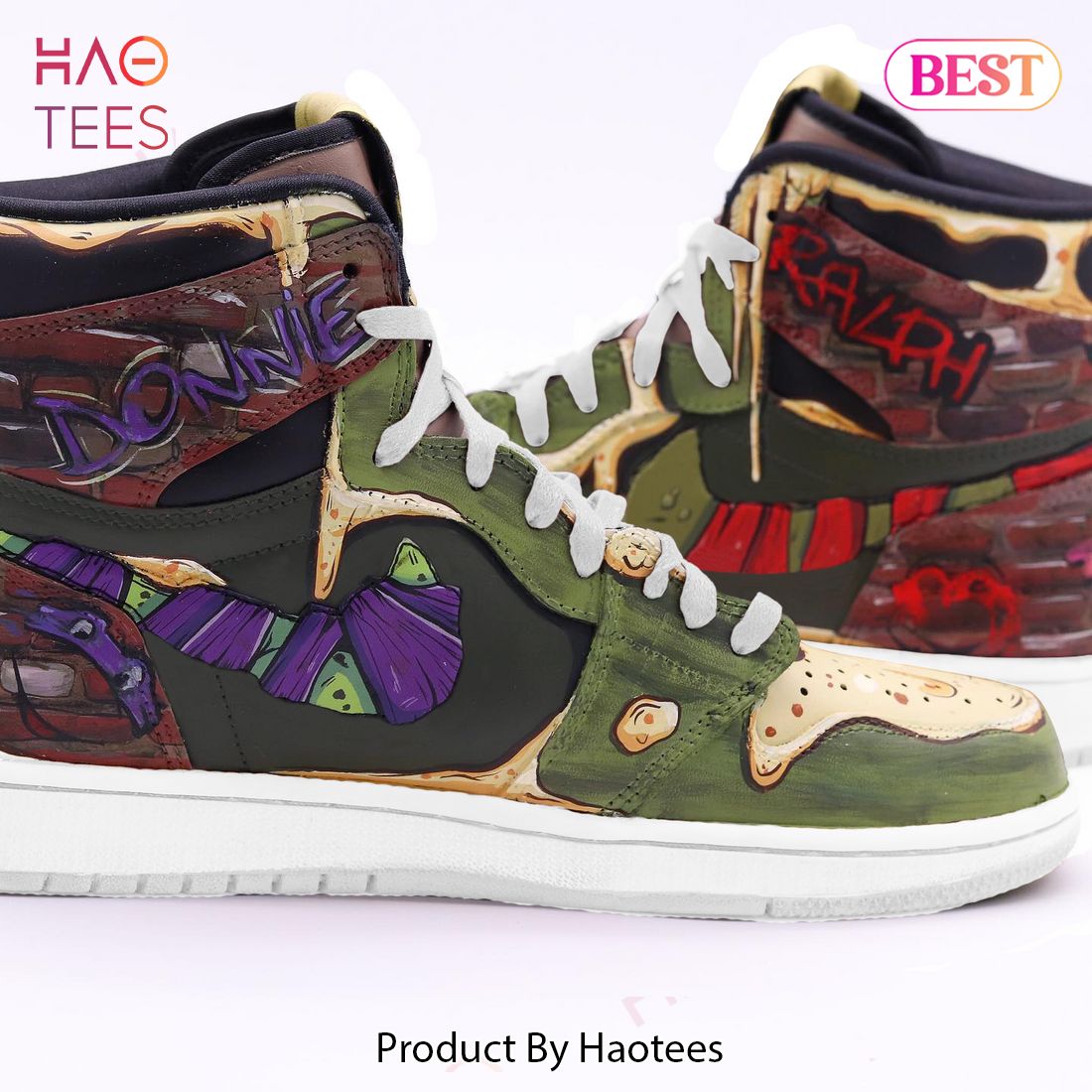[LUXURY] TMNT Teenage Mutant Ninja Turtles Air Jordan High Top Sneaker ...