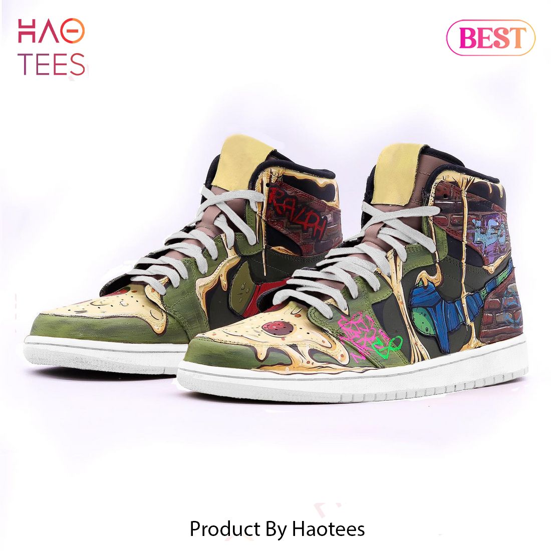 [LUXURY] TMNT Teenage Mutant Ninja Turtles Air Jordan High Top Sneaker ...
