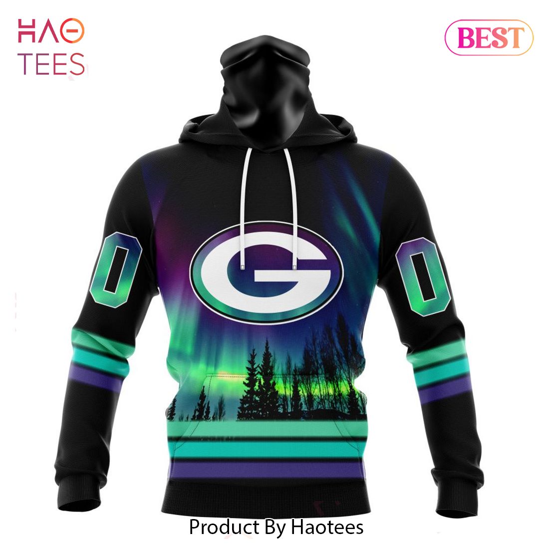 LIMITED NFL Green Bay Packers Special Design With Northern Lights Hoodie