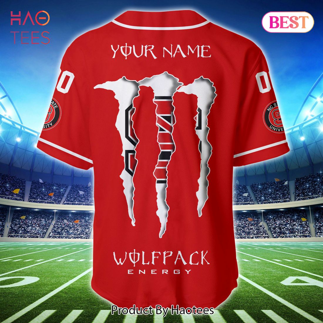 LUXURY NCAA NC State Wolfpack Baseball Jersey LUXURY NCAA NC State Wolfpack Baseball Jersey