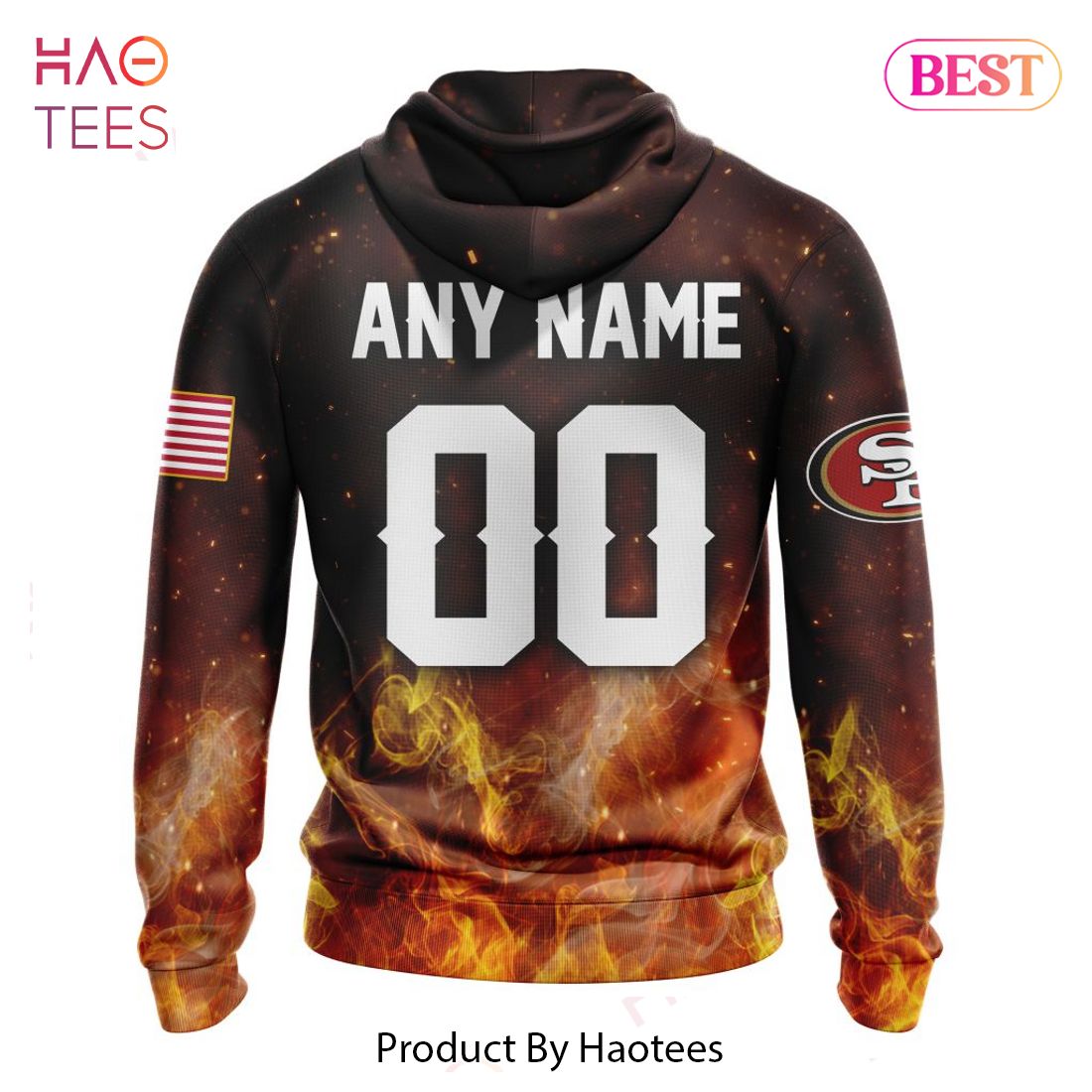 LUXURY NFL San Francisco 49ers Honor Firefighters - First Responders Hoodie