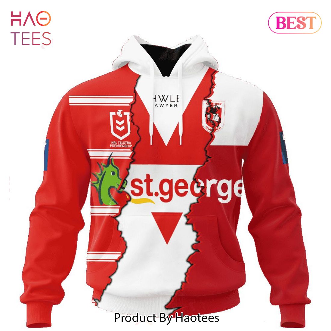 PREMIUM NRL St. George Illawarra Dragons Special Mix Jersey Jeysey