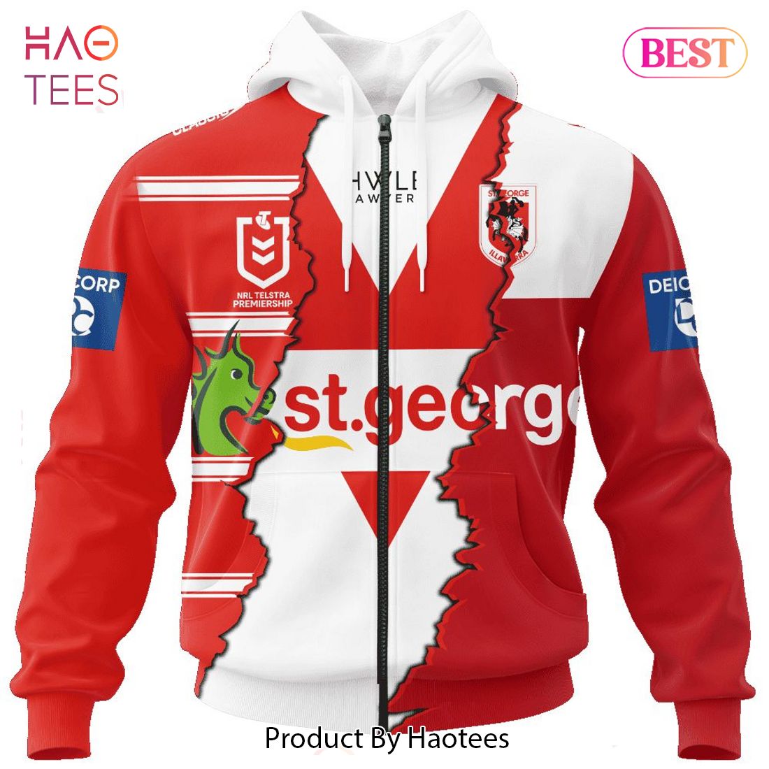 PREMIUM NRL St. George Illawarra Dragons Special Mix Jersey Jeysey